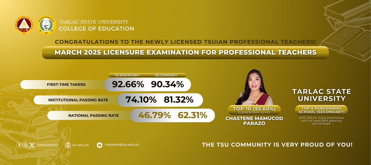 Home - Tarlac State University