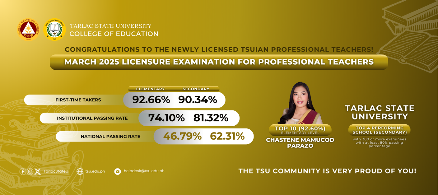 Home - Tarlac State University